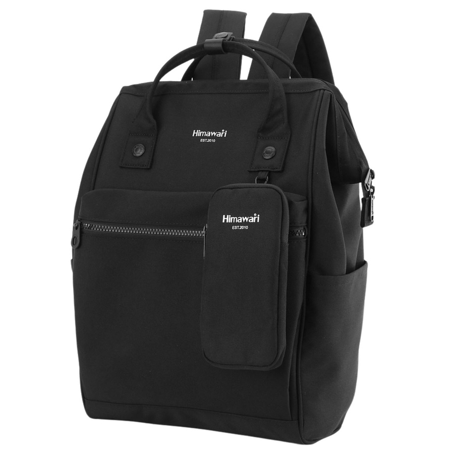 Czarny, wszechstronny plecak mieszczący format A4 - Himawari | Zamów na ...